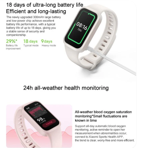 Smart Band, 1.47 inch, Heart Rate / Blood Oxygen Health Monitoring(Bei ...